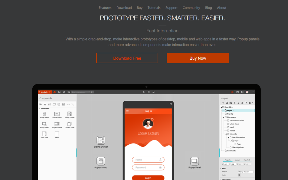 Prototype Faster, Smarter and Easier with Mockplus
