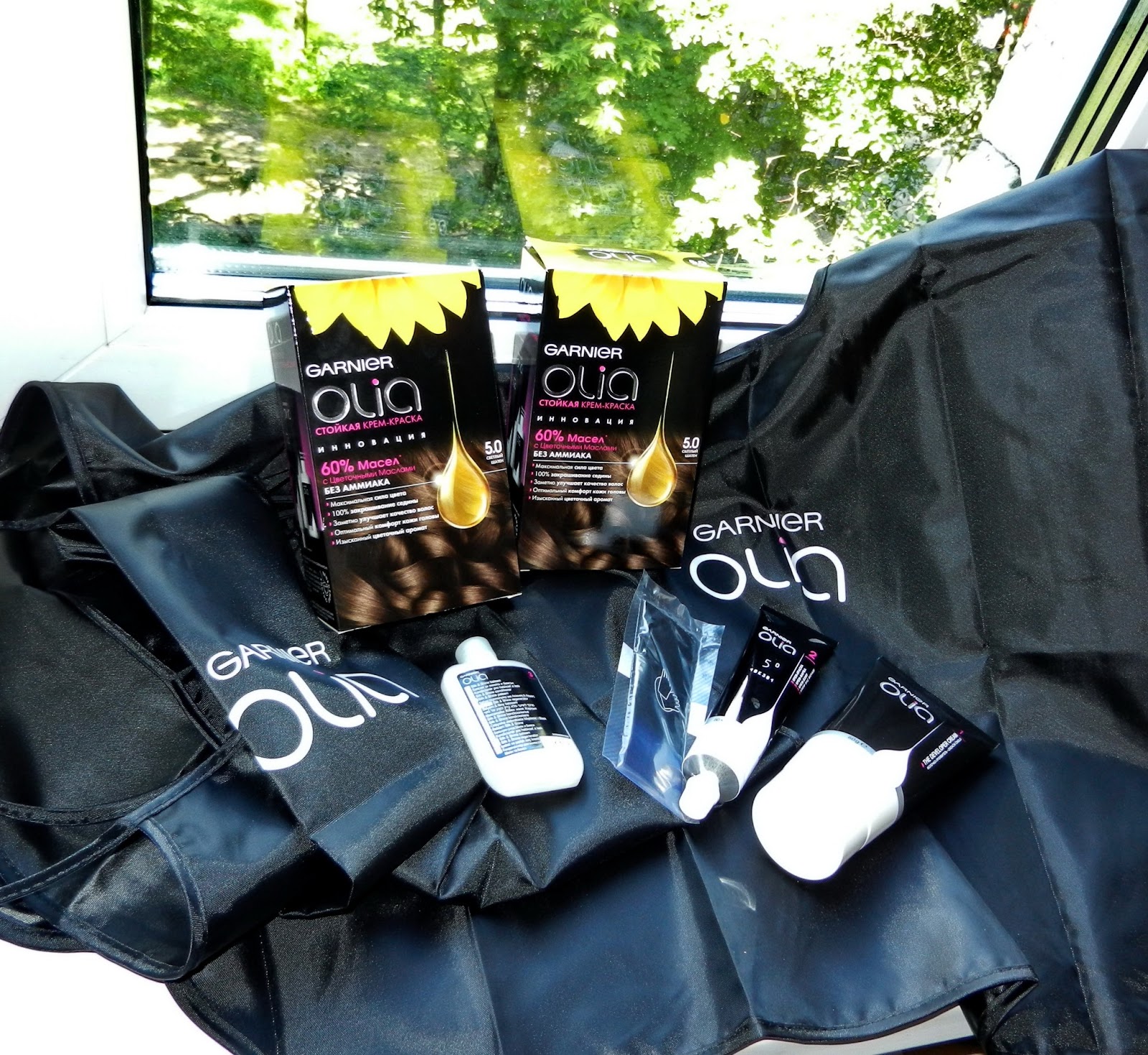 Блог Доброго Мурсика :): Garnier OLIA 5.0 Светлый Шатен. Первая крем ...