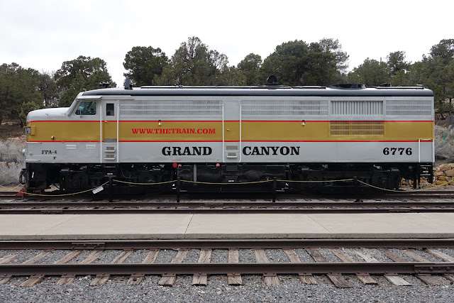 Blair's 鐵道攝影: 大峽谷鐵道柴電機車 FPA-4 6776 Grand Canyon Railway FPA-4 6776 ...