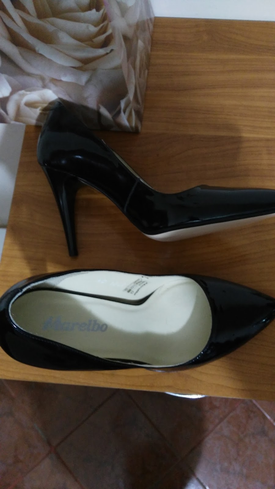 AROMA ELEGANTEI: Stiletto noi, MARELBO, piele naturala, nr.38