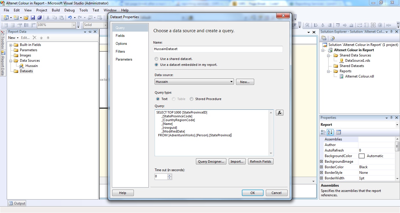 MSBI Question And Answer By Hussain: Alternating Table Row Color In ...