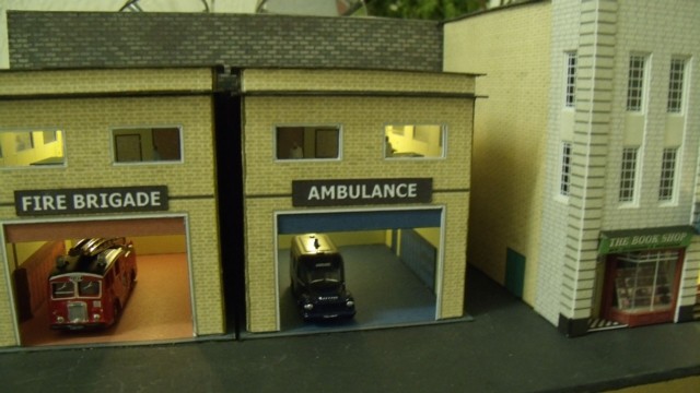 N Gauge Model Making: Free N Gauge Police Station