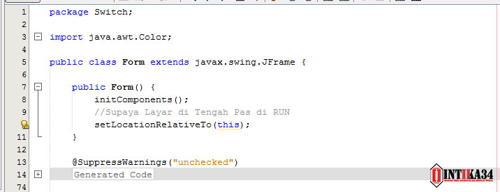 BELAJAR NETBEANS - MEMBUAT PROGRAM MENGGUNAKAN FUNGSI SWITCH CASE