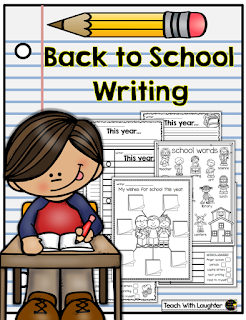 Teach With Laughter: Back to School Writing