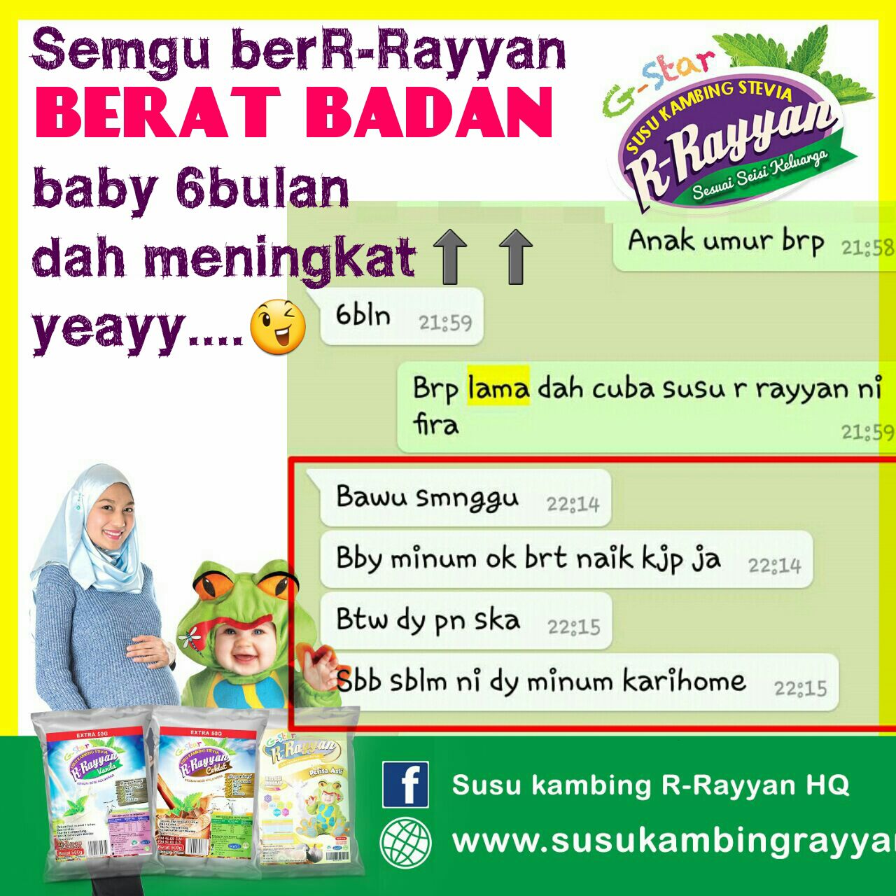 Testimoni R-Rayyan Susu Kambing Kurma Delima