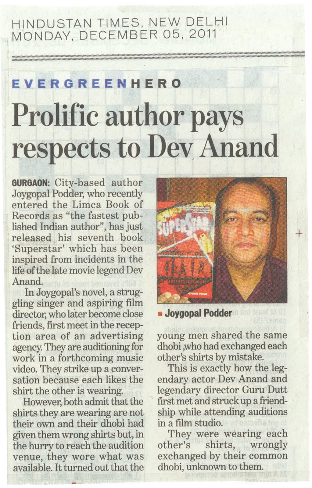 Mysteries Around Us TWO RECENT NEWSPAPER REPORTS ABOUT MY WRITING CAREER mysteries-around-us-two-recent-newspaper-reports-about-my-writing-career