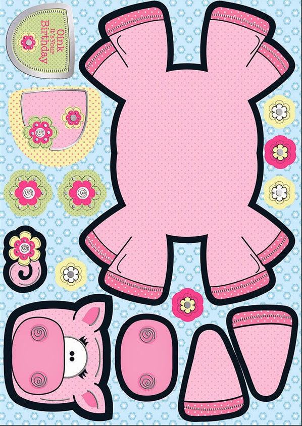 Divertida Cerdita para Imprimir Gratis. - Ideas y material gratis para ...