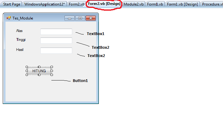 Belajar Microsoft Visual Basic 2008 Procedurefunction Dan Module Pada Vbnet Modul10