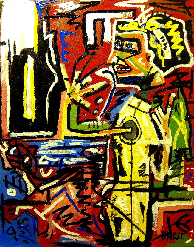 Jacob Brest Paintings: Expressionism dress form