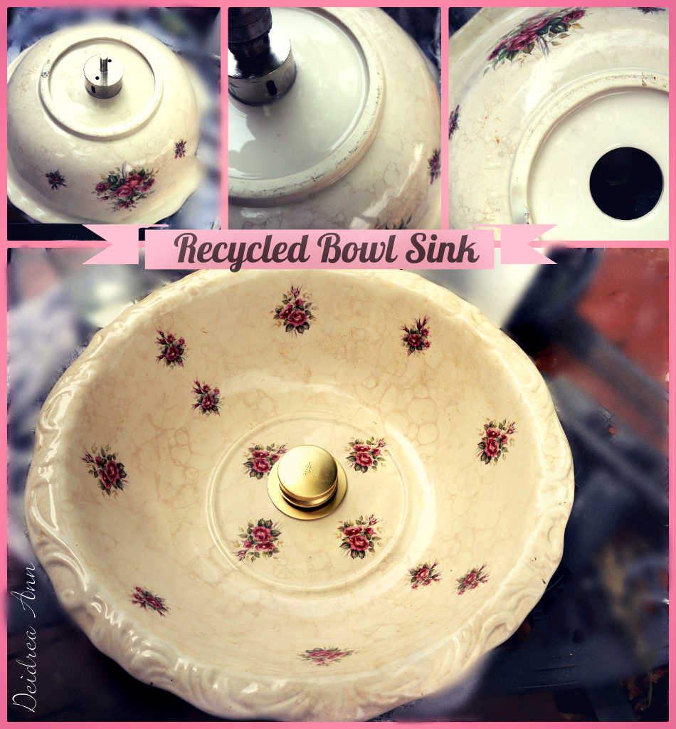 Suzy Homefaker: REPURPOSED BOWL SINK