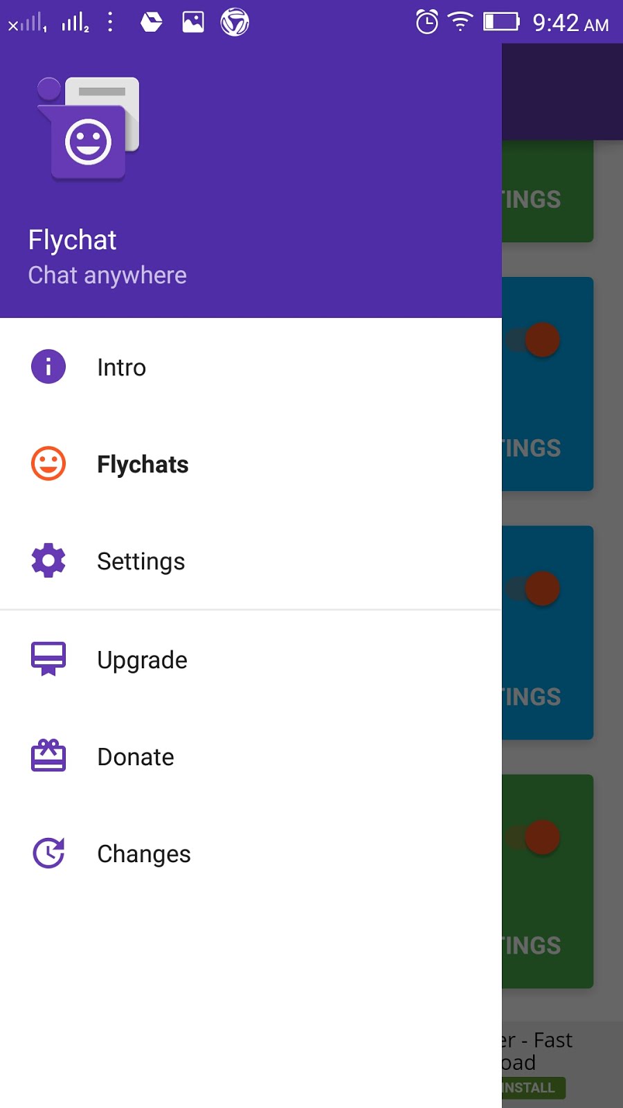 shail's blogs: Flychat App (Notification Tweaking For Android)