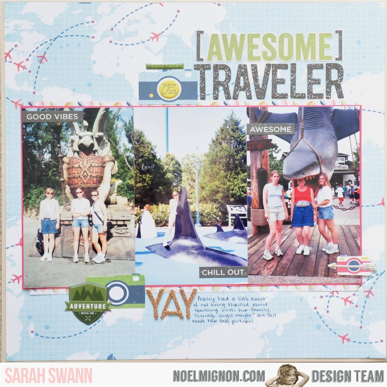 NoelMignon.com Layouts and Projects: Awesome Traveler - Let's Get Lost ...