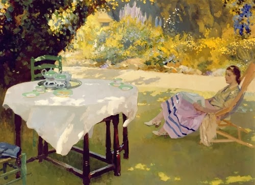 British Art: James Durden, In the garden