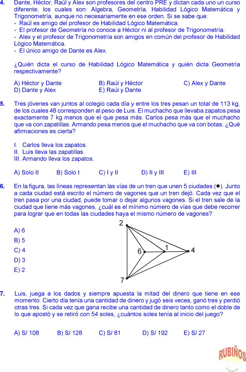 RAZONAMIENTO LÓGICO MATEMÁTICO PROBLEMAS RESUELTOS pdf