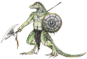 Lizardfolk Pathfinder