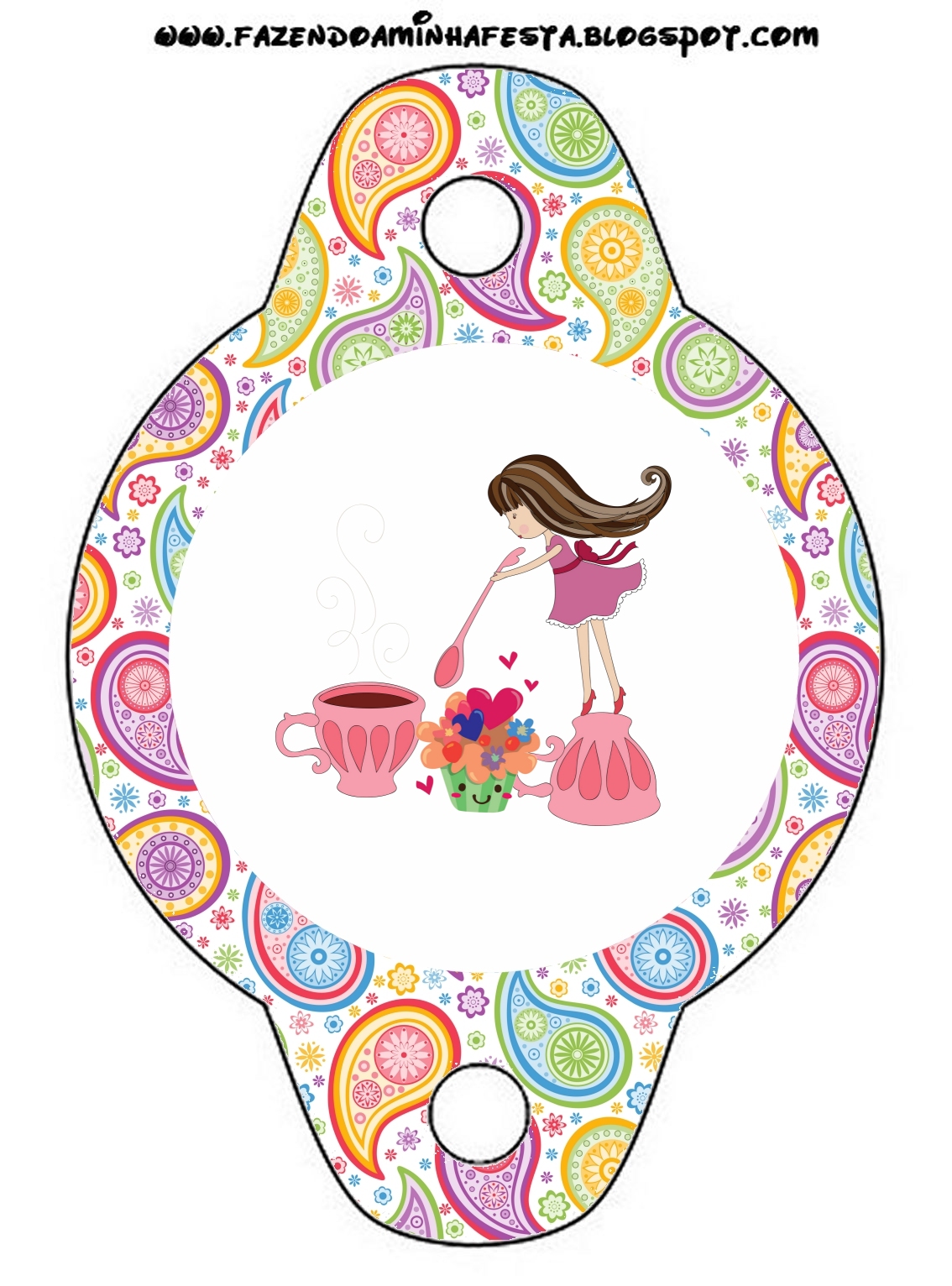 Girls Tea Party: Free Party Printables. | Oh My Fiesta For Ladies!
