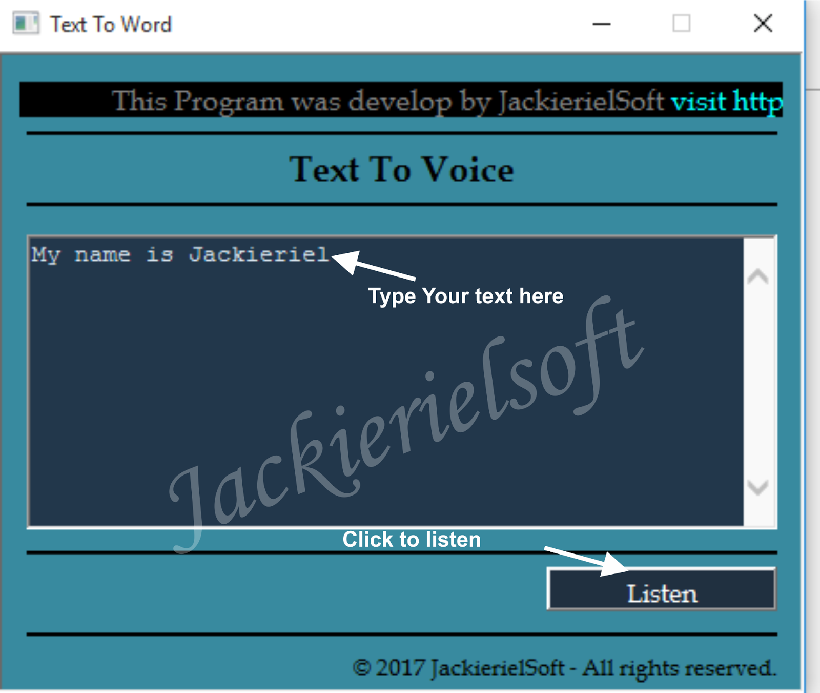 How to make your computer speak what you type using notepad