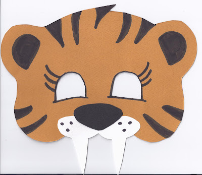 Ο κήπος με τα χρώματα!: Μάσκα τίγρης