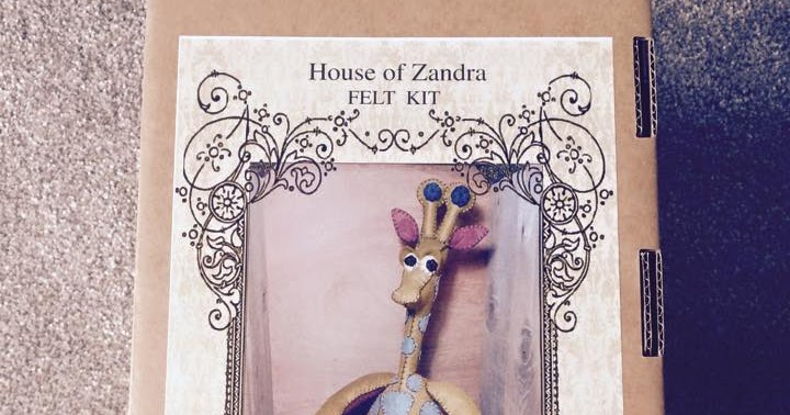 Cards By Chrissie: Gerald the Giraffe - Felt kit