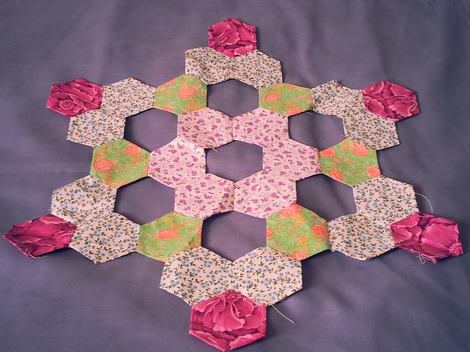 Ray's Place Designs: Hexie BOM: January