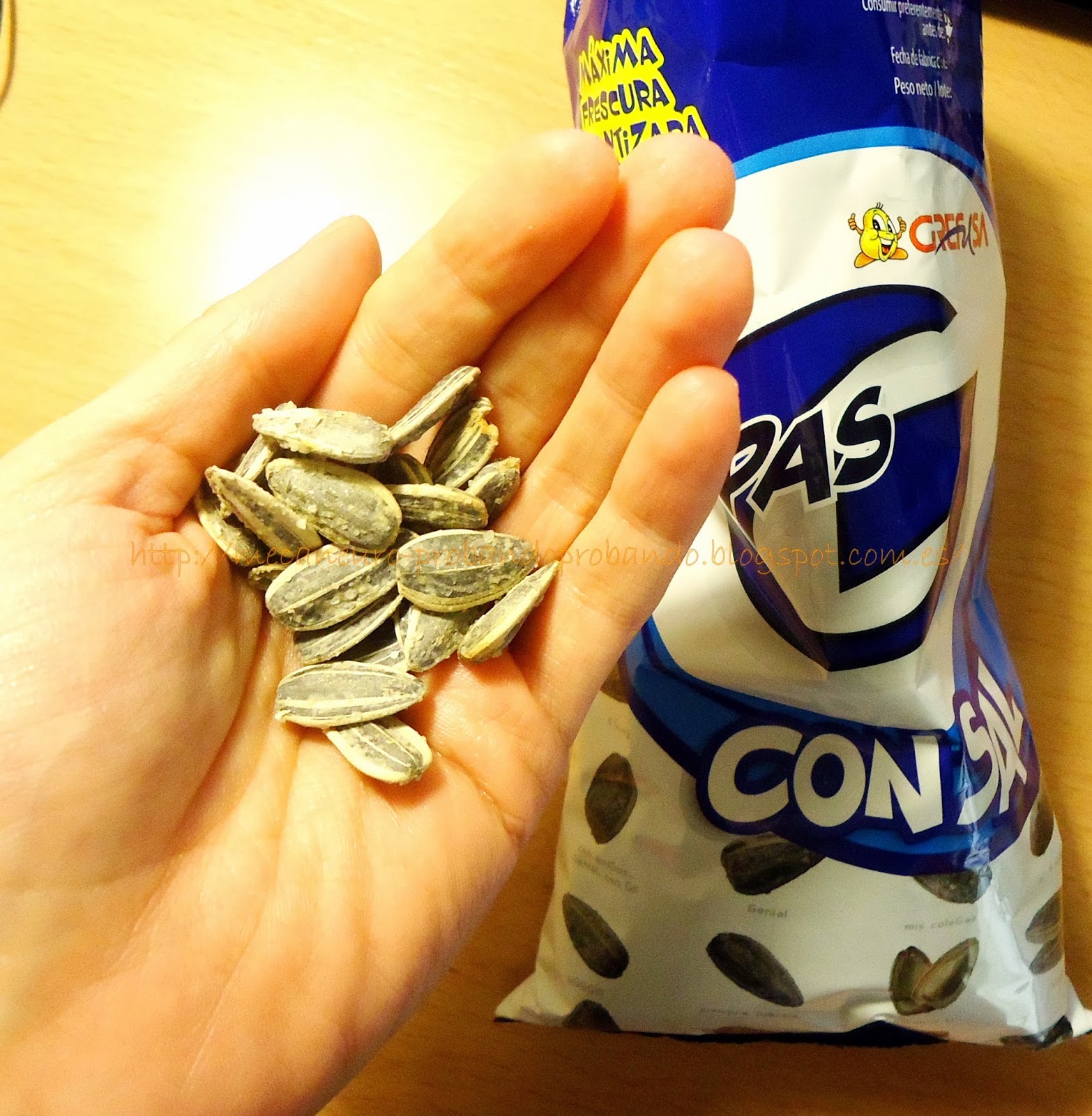 Probando, probando...: PIPAS CON SAL GREFUSA