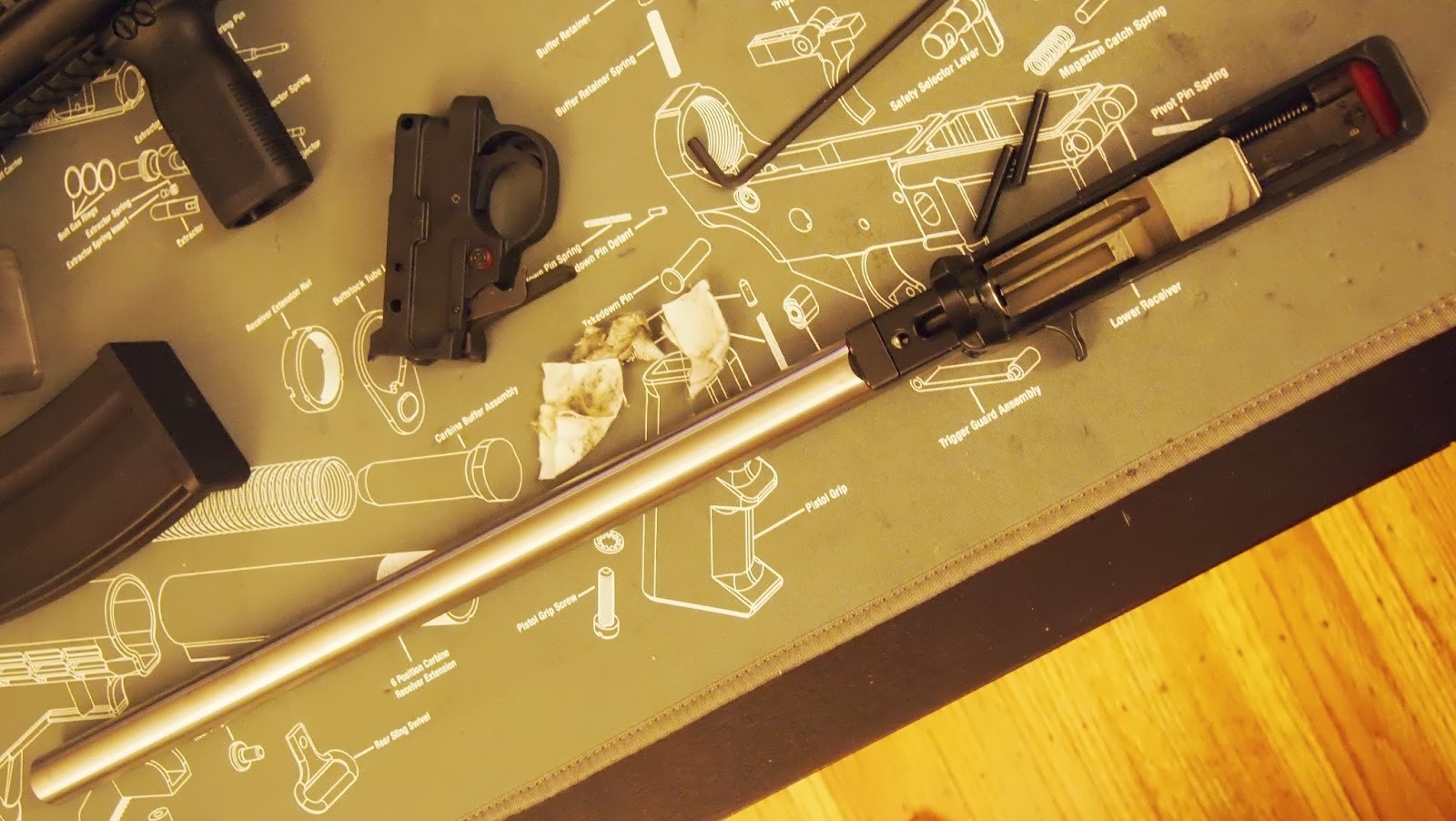 Mister Donut's Firearms Blog: New Barrel and Polymer Buffer Pin for my ...