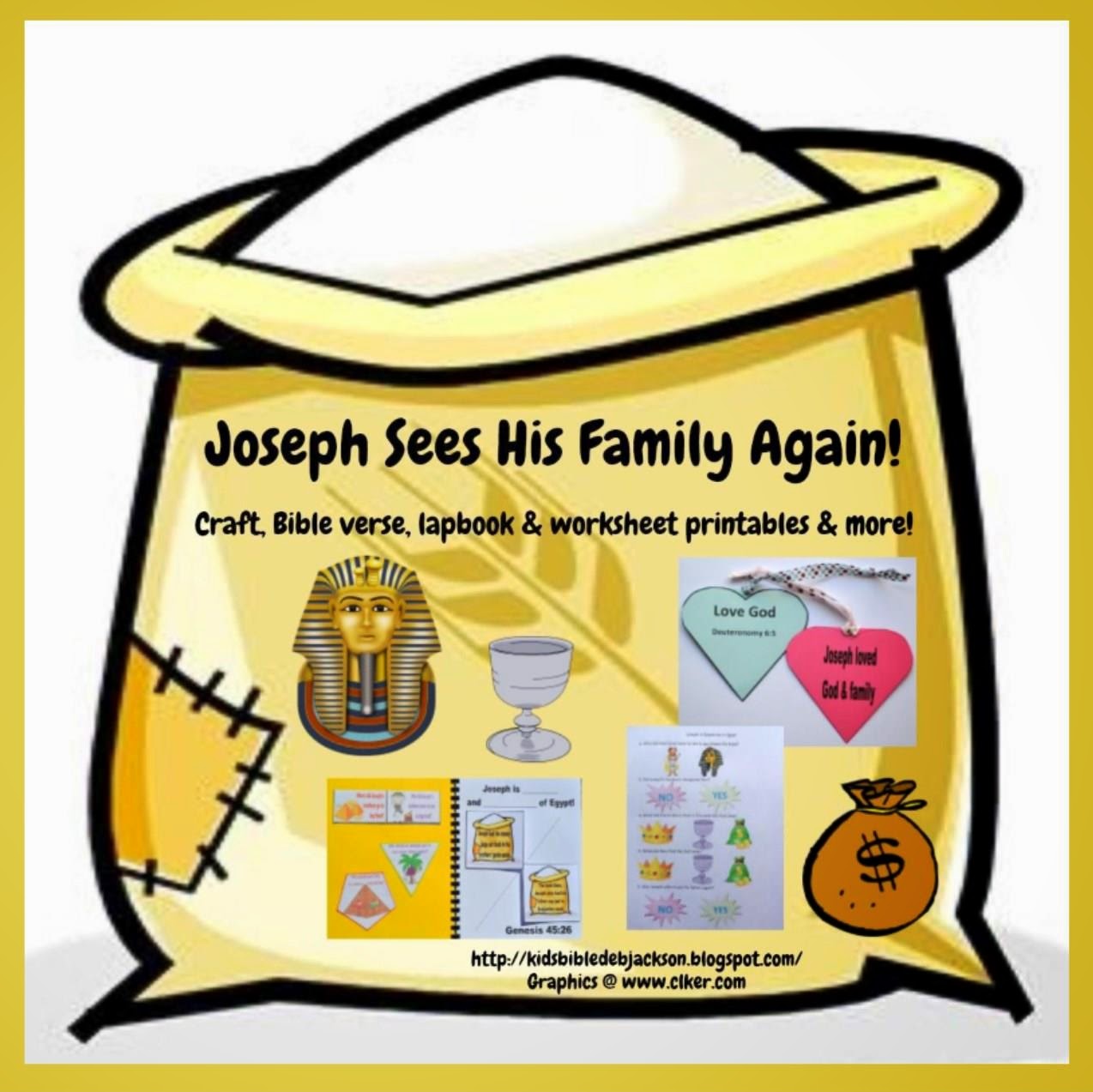 Bible Fun For Kids: Genesis: Joseph Reunited With His Family in Egypt