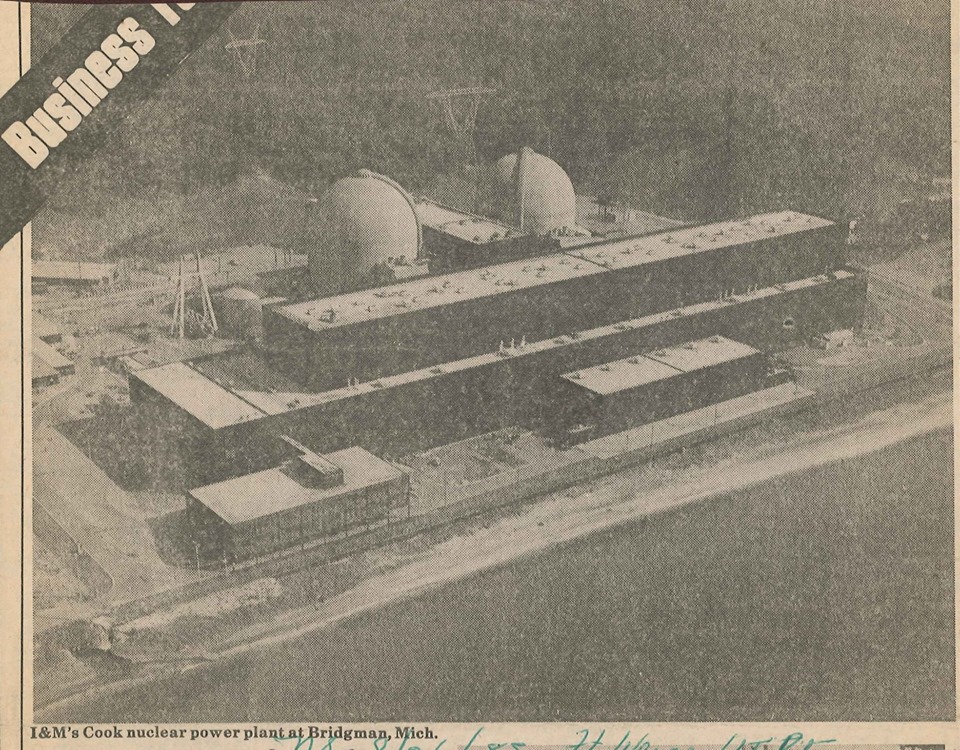 Industrial History: DC Cook Nuclear Power Plant Rotor Replacement