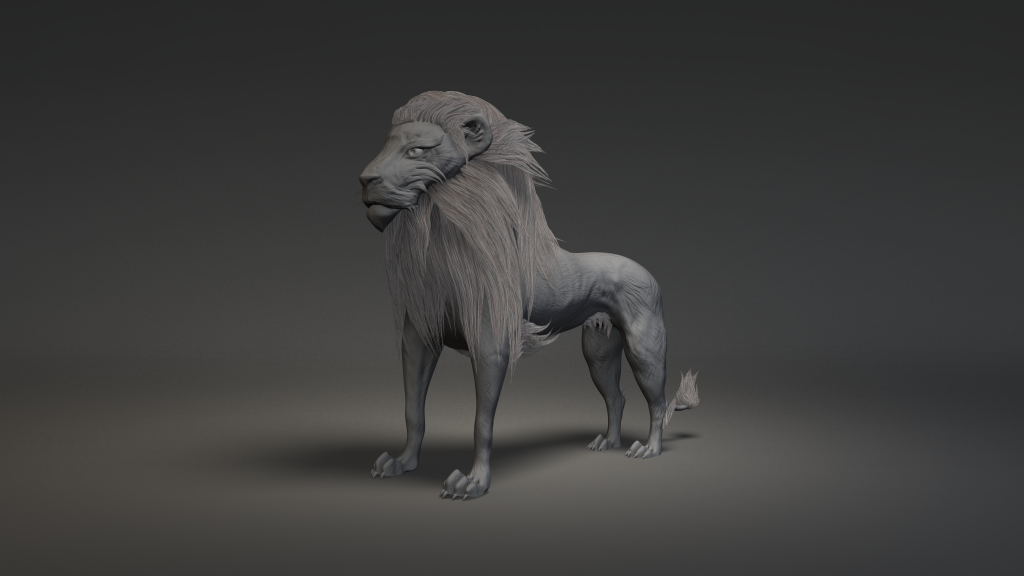 Kim McCarthy - 3D CG Artist - kimbobcg: Lion 3D Creature
