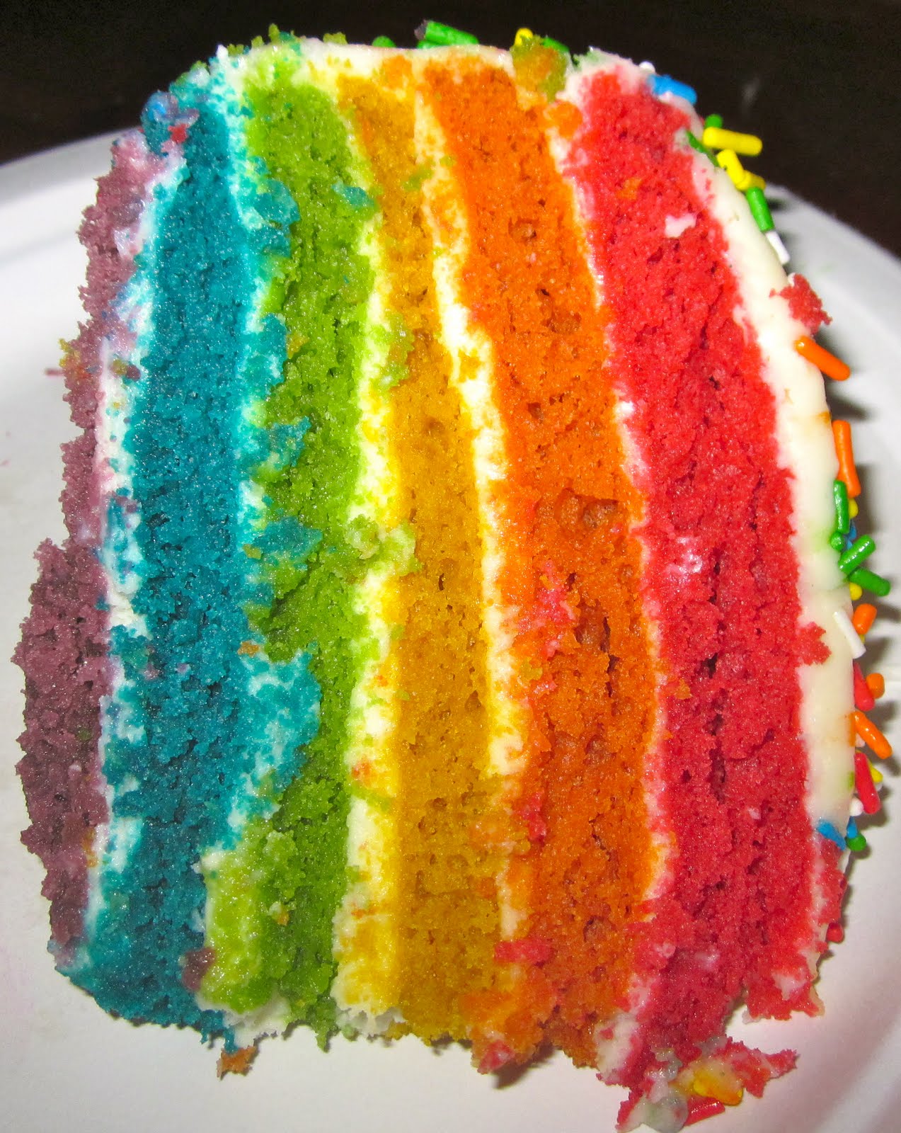 Haute + Heirloom: Rainbow Velvet Cake