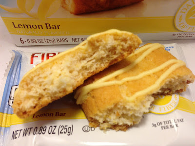 Crazy Food Dude: Review: Fiber One 90 Calories Lemon Bars