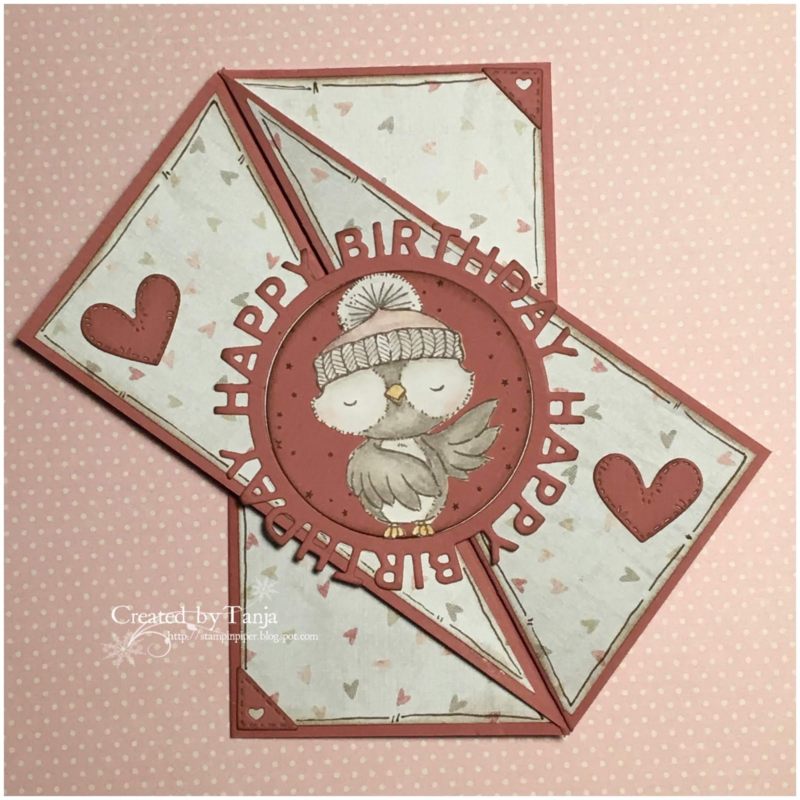 Stempeleinmaleins: Diagonal Gate Fold Card