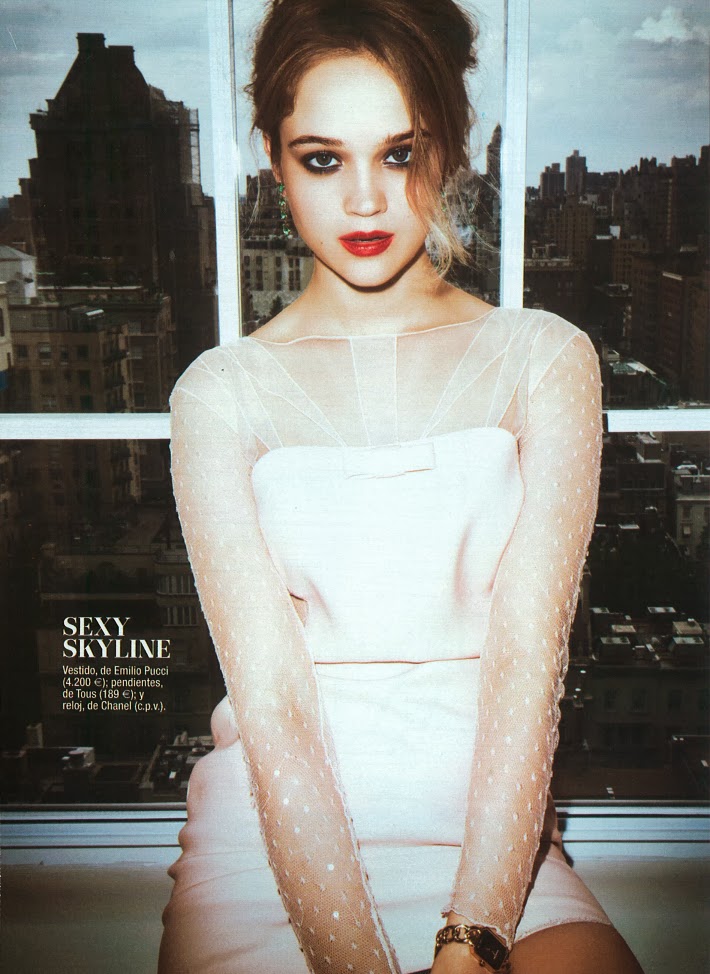 Rosie Tupper Magazine Photoshoot for Glamour Magazine December 2013 ...