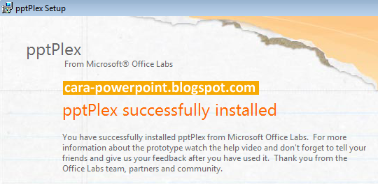 Cara Menggunakan pptPlex di Powerpoint Mudah ~ Tips Powerpoint
