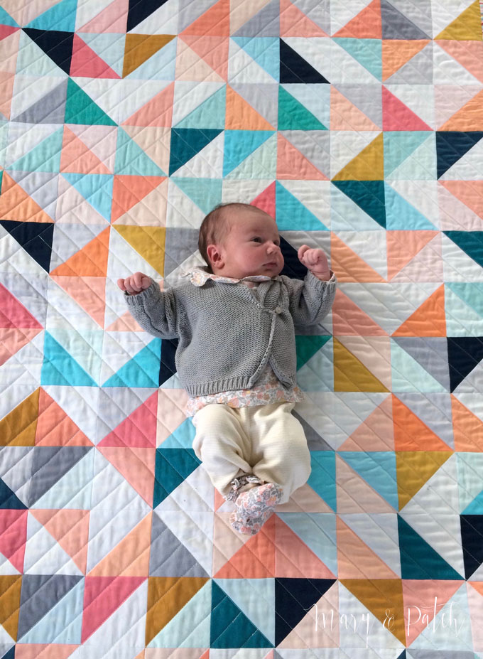 HST Baby quilt for new granddaughter! | Mary & Patch