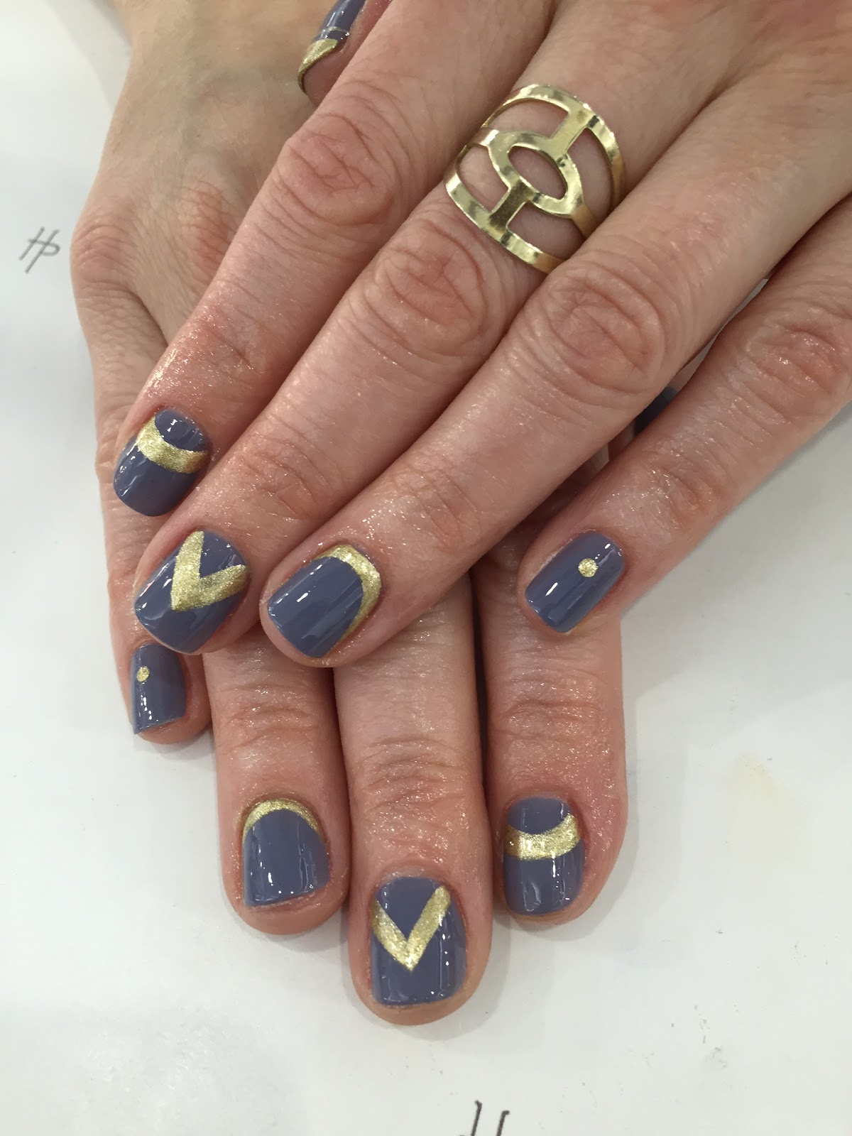 The Beauty of Life: #ManiMonday: Geometric Nail Art with Color Club ...