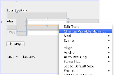 Membuat Aplikasi Luas Segitiga Dengan Java NetBeans ~ Ngoding Java