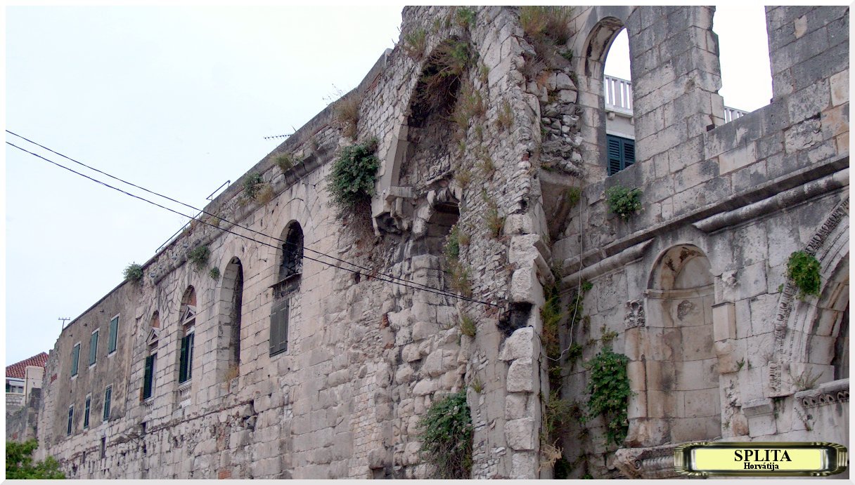 Pasaule: Splitas vecpilsēta / Horvātija