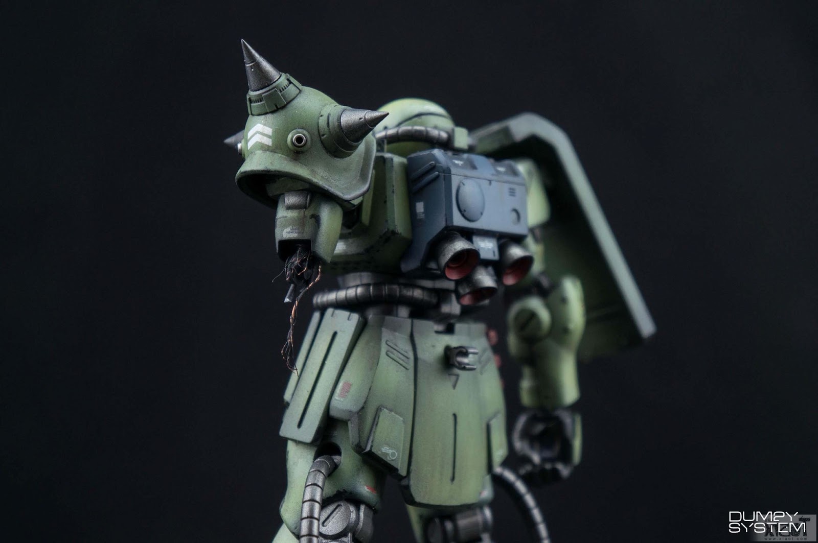 GUNDAM GUY: HGUC 1/144 MS-06FZ Zaku II - Customized Build