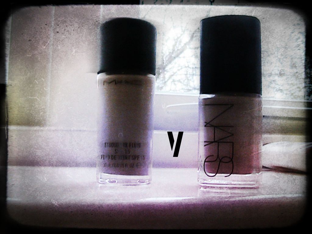 .: MAC Studio fix fluid V NARS Sheer glow
