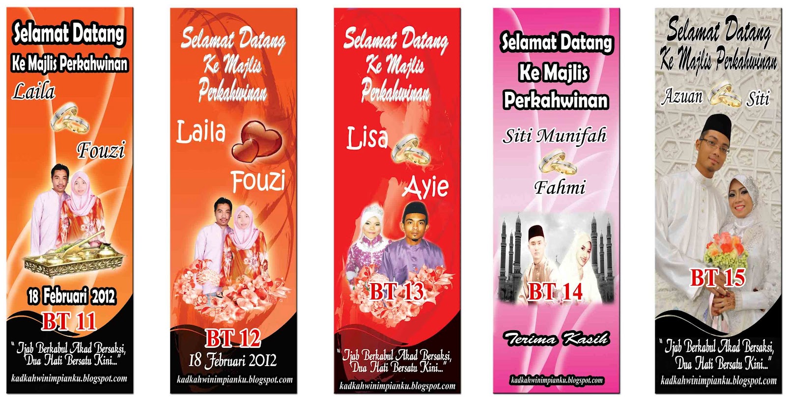 Kad Kahwin Borong Melaka: Banting