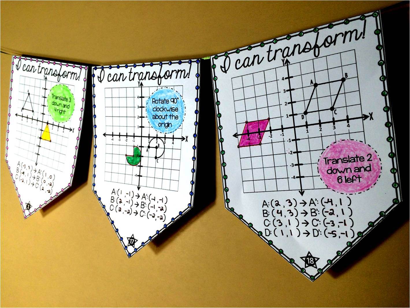Scaffolded Math and Science: Math Pennants Scaffolded Math and Science: Math Pennants