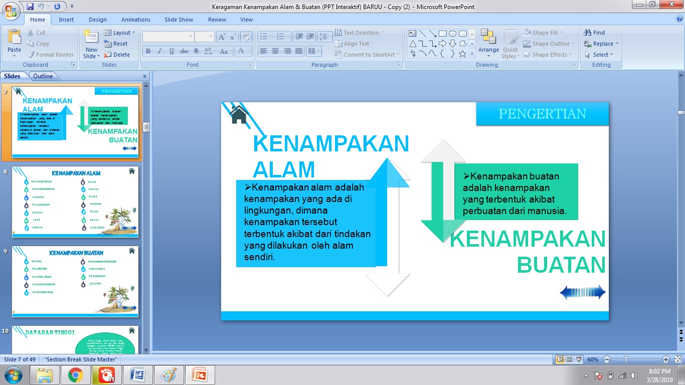 Catatan Pendidikan: Keragaman Kenampakan Alam & Buatan