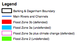 Barking Riverside: Flood maps