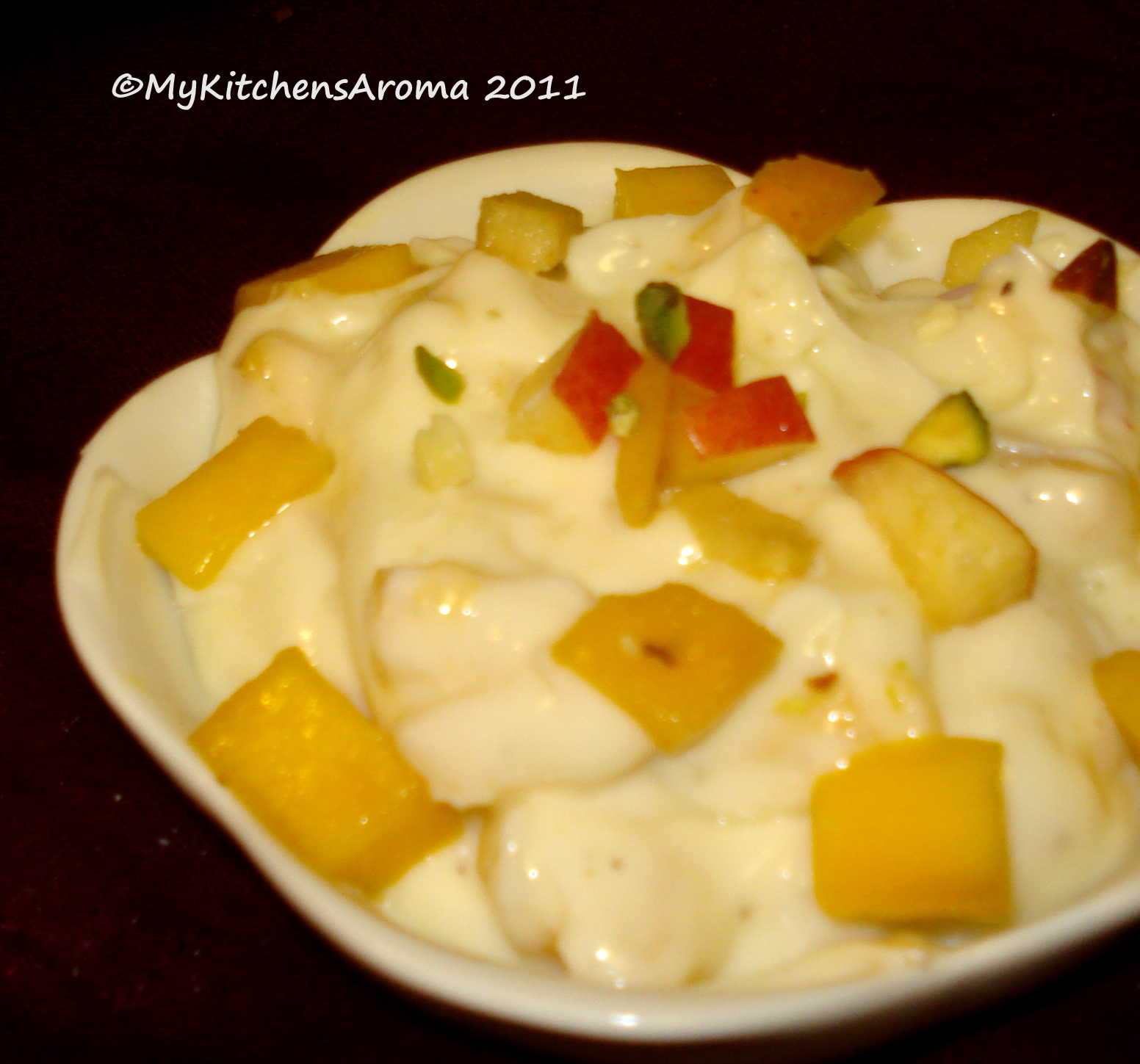 The Sizzling Pan: "Sweet Treats"- Shrikhand/ Fruit and Nut Shrikhand