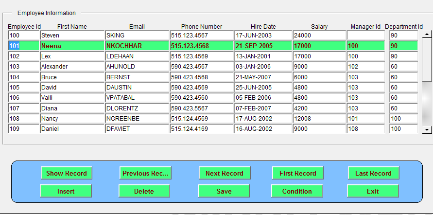 How To Insert, Navigate And Delete Records In Oracle Forms ? | InfoTechSite