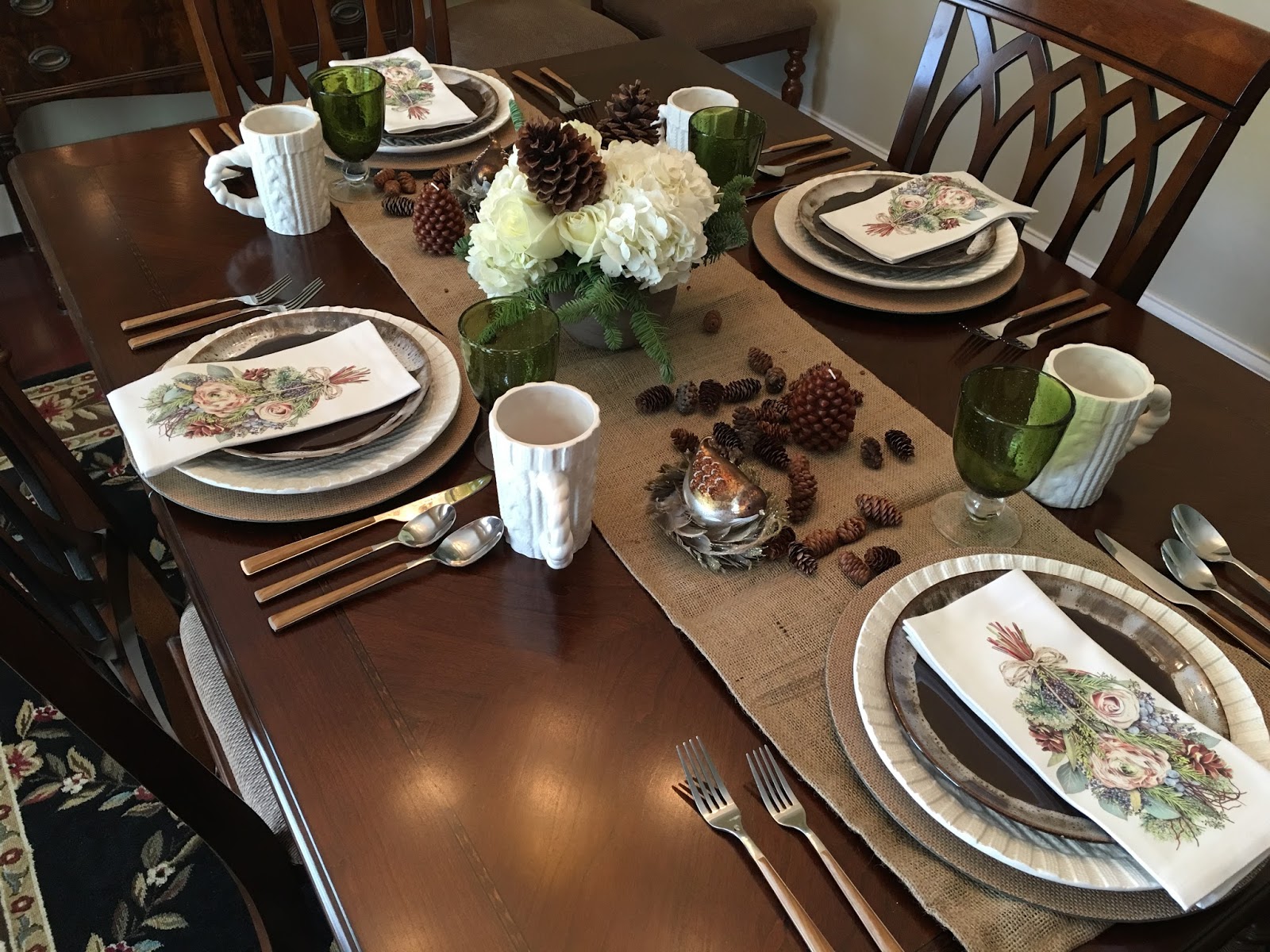 Beeutiful By Design: Winter's Garden January Table