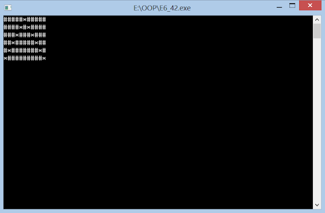 42 Program To Print The Following Output Using Loop