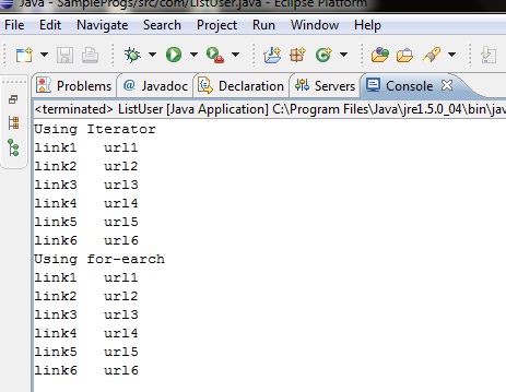 How to Iterate Generic type of ArrayList | JAVAbyNATARAJ