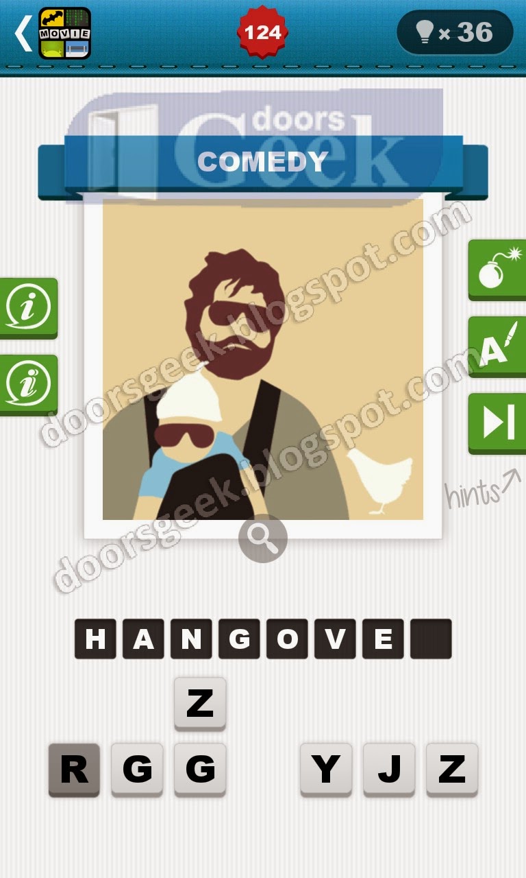 Movie Quiz Level 124 (bubble quiz games) ~ Doors Geek